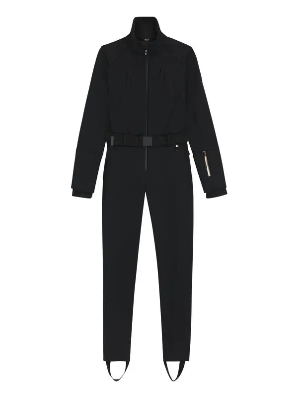 BOSS Ski Water-repellent Suit With Stirrups - Black