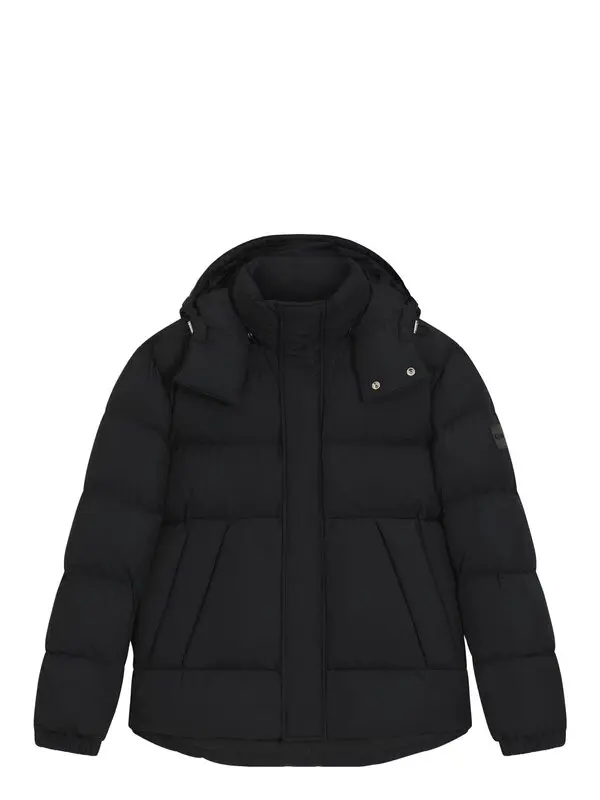 BOSS Padded Jacket With Water-repellent Finish - Black