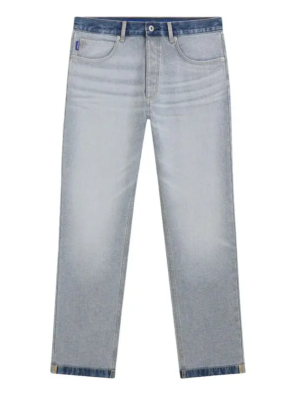 Hugo Regular-fit Jeans In Inside-out Denim - Light Blue