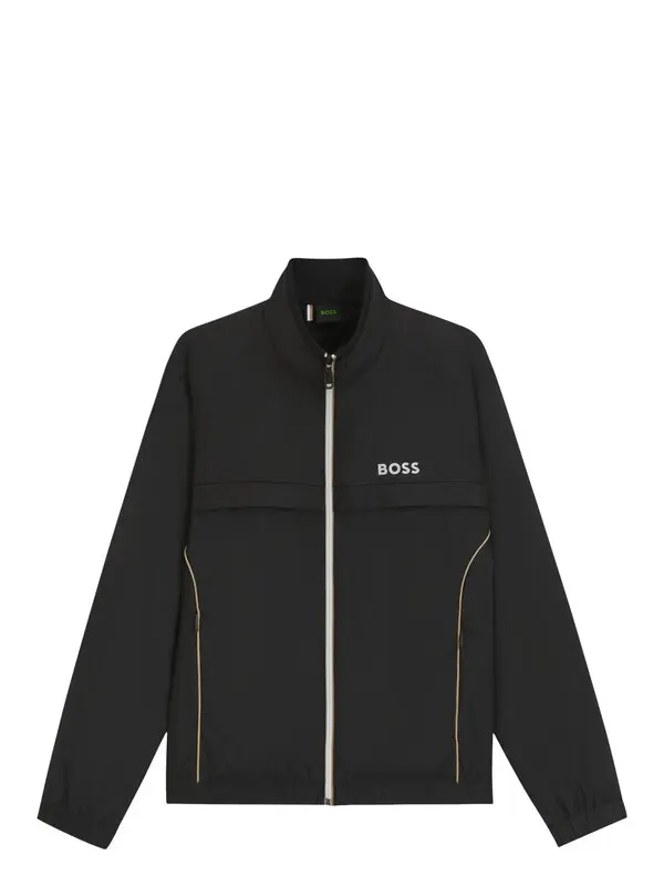 BOSS Contrast-piping Jacket - Black