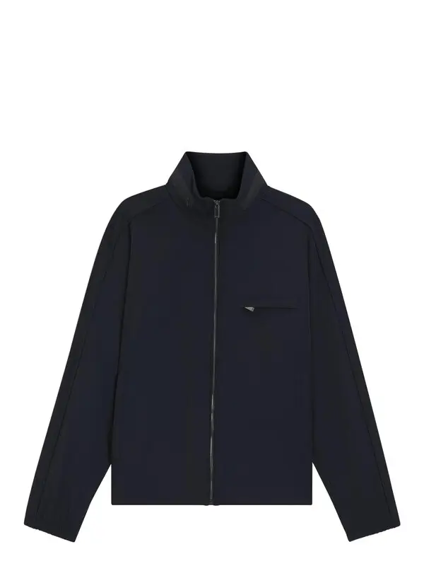 BOSS Packable Hooded Jacket - Dark Blue