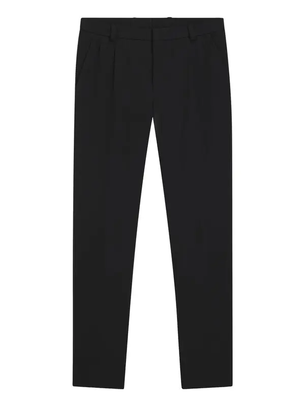 Hugo Modern-fit Pleated Trousers - Black