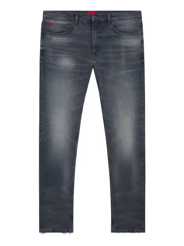 Hugo Ash Extra-slim Fit Stretch Jeans - Blue