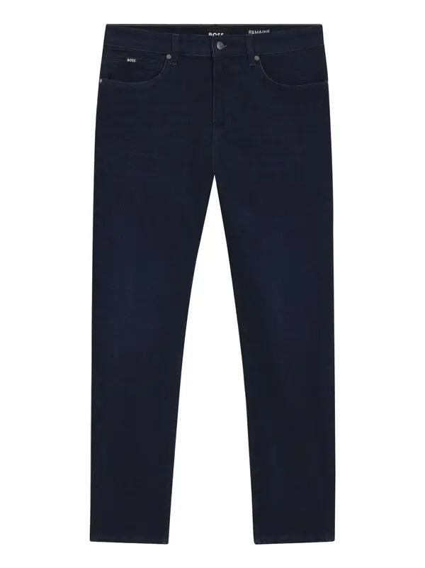 BOSS Maine Regular-fit Jeans In Dark-blue Denim - Dark Blue