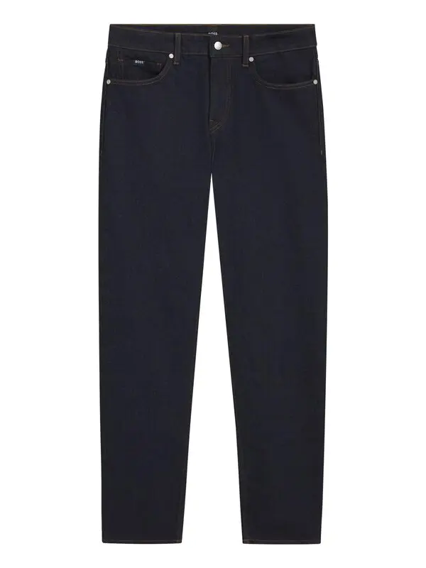 BOSS Delaware Slim-fit Denim Jeans - Dark Blue