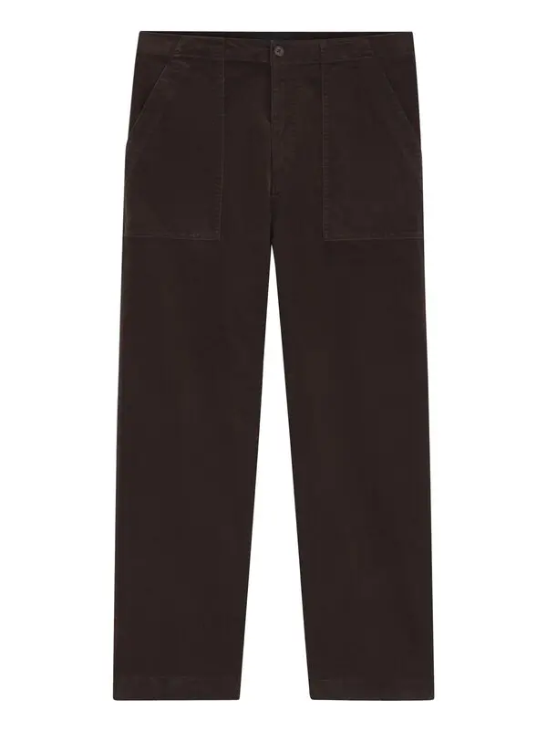 BOSS Stretch-cotton Corduroy Trousers - Brown