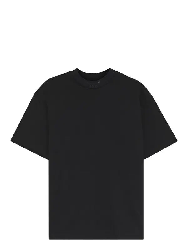 BOSS Porsche X Relaxed-fit T-shirt With Logo Collar - Black