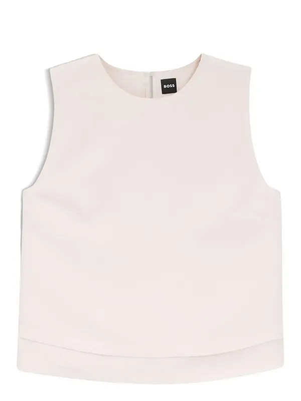 BOSS Layered Top With Open Back - Light Pink