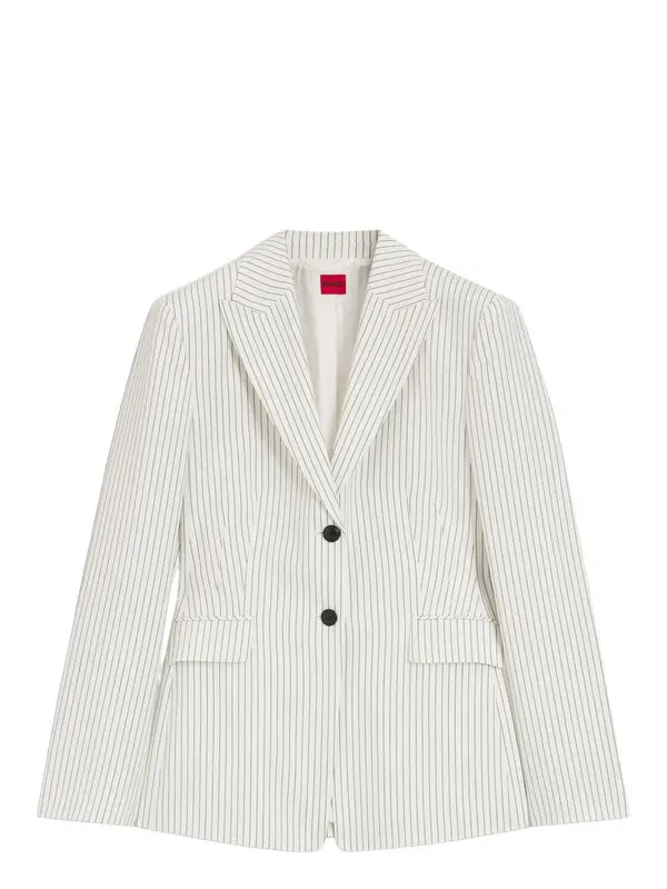 Hugo Regular-fit Pinstripe Blazer - Patterned