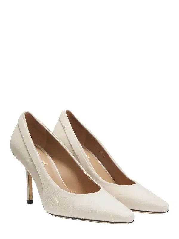 BOSS Suede Pumps With Gait-tech® Insole - Light Beige