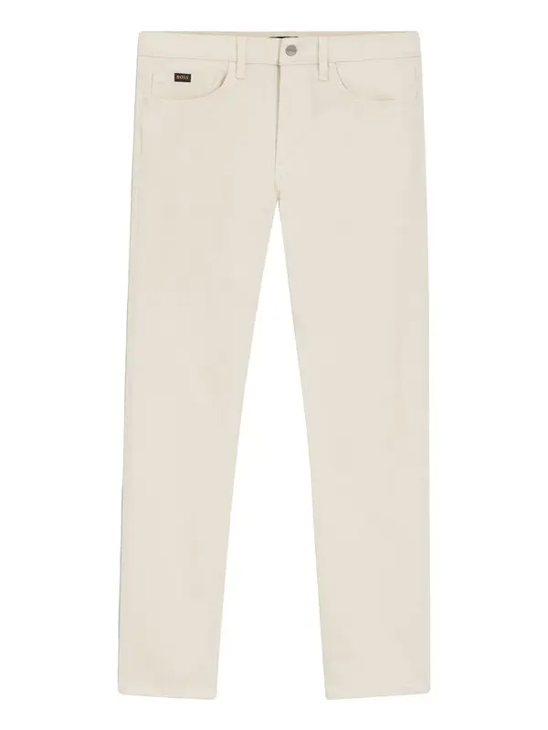 BOSS Slim-fit Comfort-stretch Jeans - White