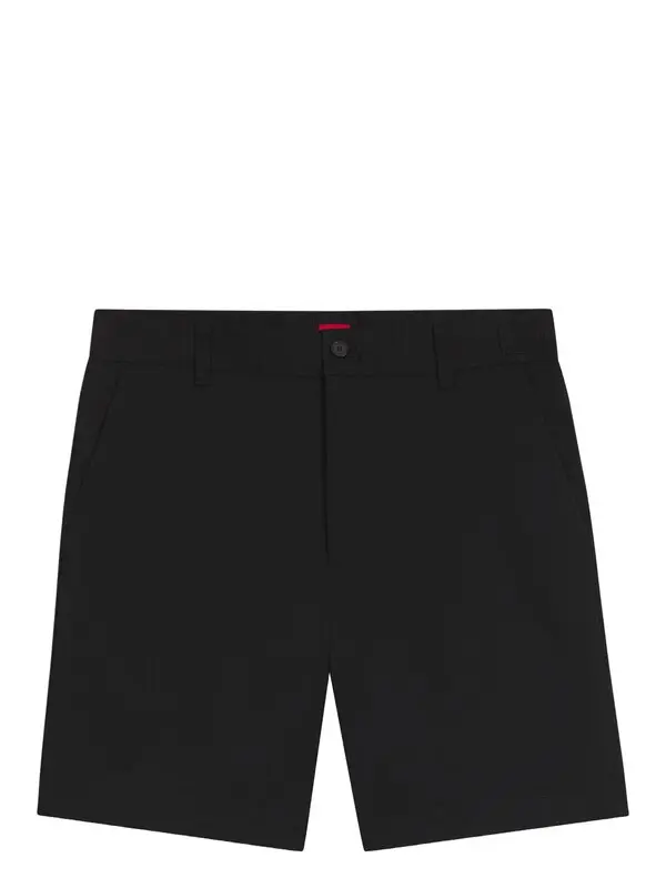 Hugo Slim-fit Stretch Cotton Shorts - Black