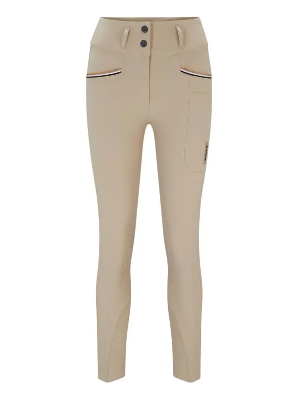 BOSS High-waist Knee-grip Breeches - Beige