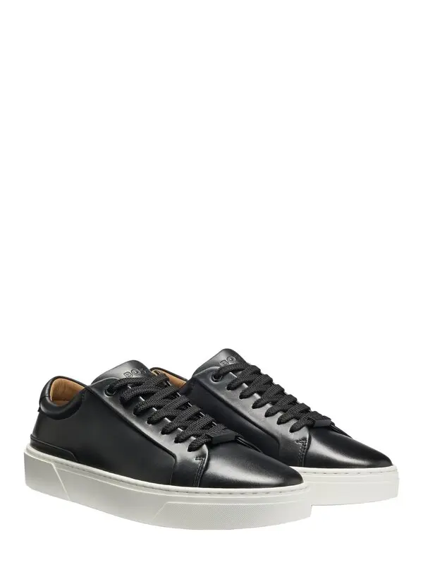 BOSS Gary Leather Sneakers - Black