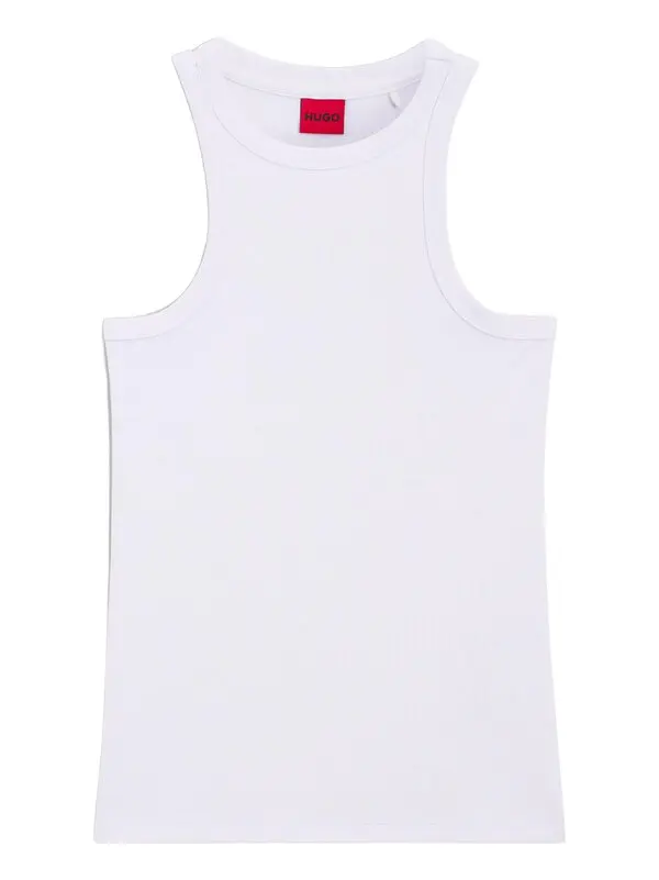 Hugo Slim-fit Stretch-cotton Tank - White