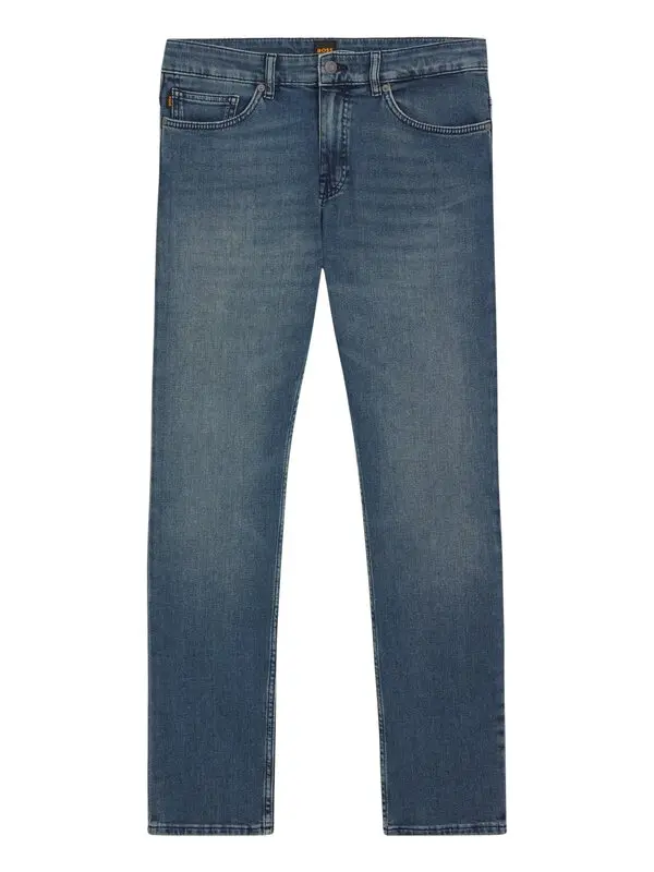 BOSS Delaware Slim-fit Comfort-stretch Denim Jeans - Blue
