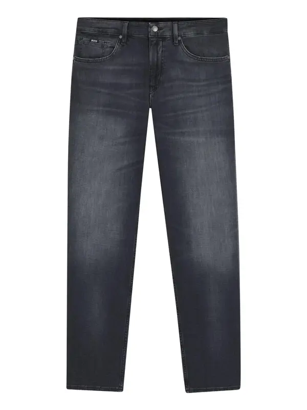 BOSS Regular-fit Jeans In Italian Denim - Black