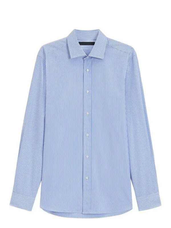 BOSS Beckham X Slim-fit Shirt In Cotton Poplin - Light Blue