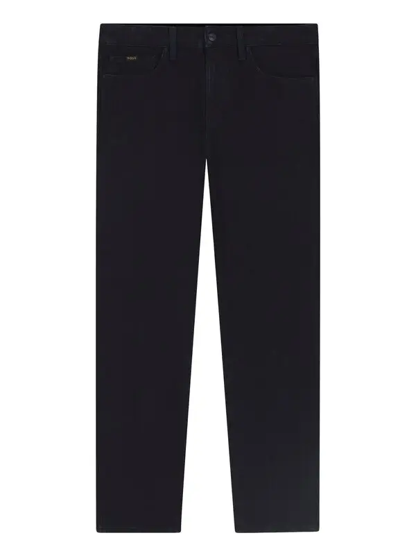 BOSS Slim-fit Comfort-stretch Denim Jeans - Dark Blue