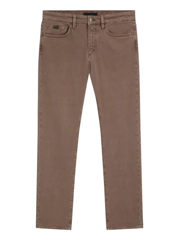 BOSS Slim-fit Stretch Denim Jeans - Dark Grey