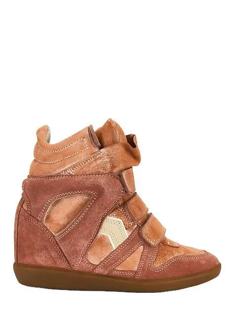 Isabel Marant Étoile Bekett High Top Sneakers - Brown