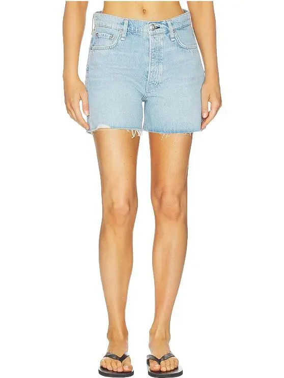Rag & Bone Vintage Cut Off Denim Shorts - Blue