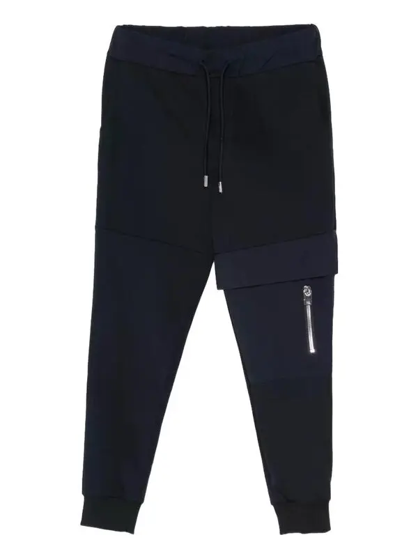 LES HOMMES Panelled Track Pants - Blue