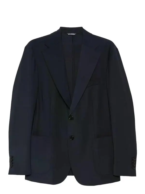 LES HOMMES Single-breated Blazer - Blue