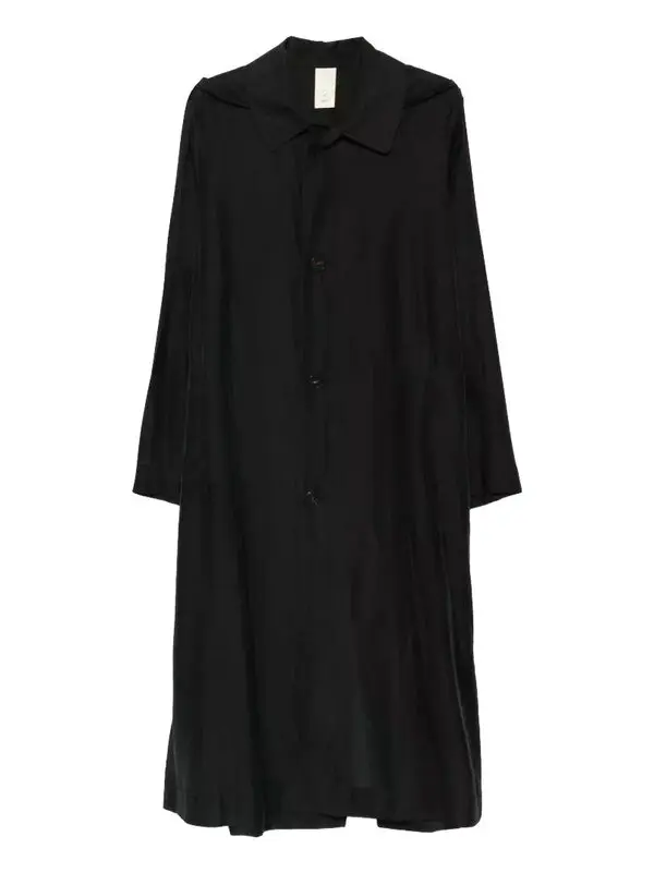 Soh Button-up Coat - Black