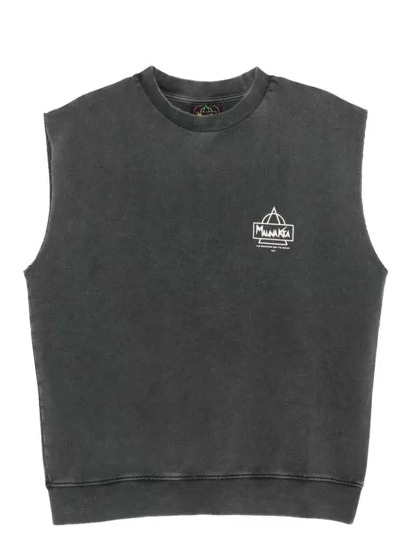 MAUNA KEA Logo-print Vest - Grey
