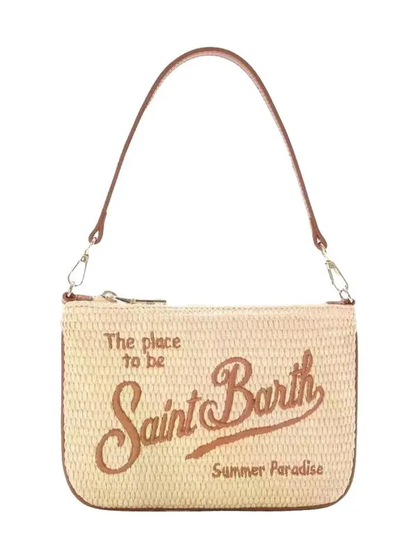 MC2 SAINT BARTH Mini Parisienne Shoulder Bag - Neutrals