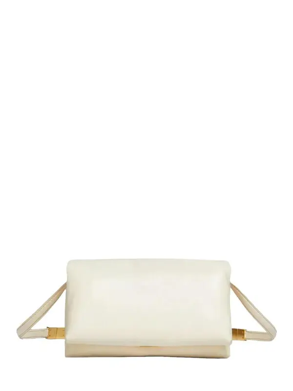 Marni Mini Prisma Leather Shoulder Bag - Neutrals