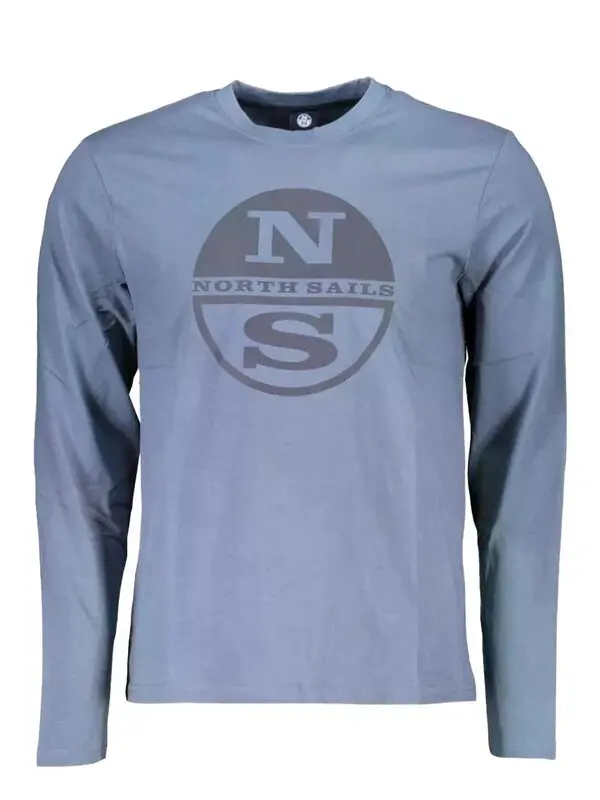 NORTH SAILS Logo-print Long-sleeve T-shirt - Blue