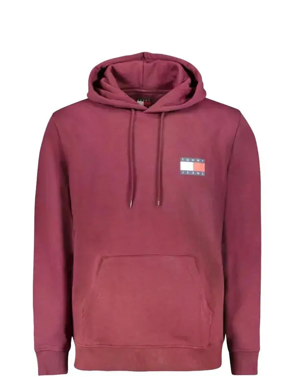 Tommy Hilfiger Logo-patch Drawstring Hoodie - Red