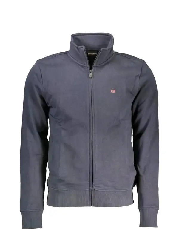 NAPAPIJRI Zip-up High-neck Sweatshirt - Blue