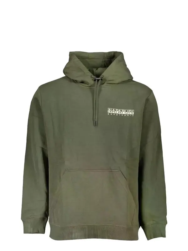 NAPAPIJRI Graphic-print Boxy Hoodie - Green