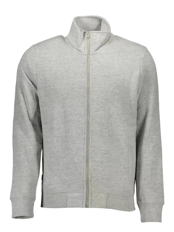 Superdry Zip-up High-neck Cardigan - Grey