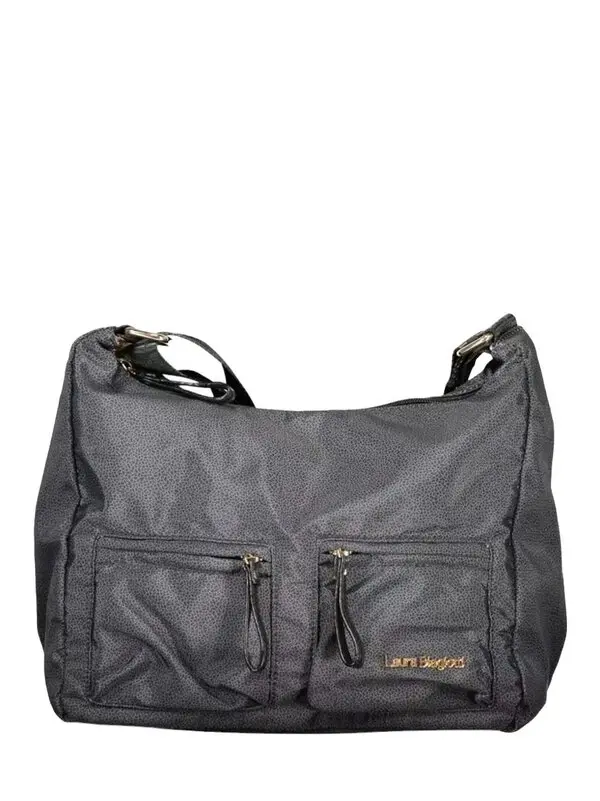 LAURA BIAGIOTTI Logo-lettering Shoulder Bag - Grey