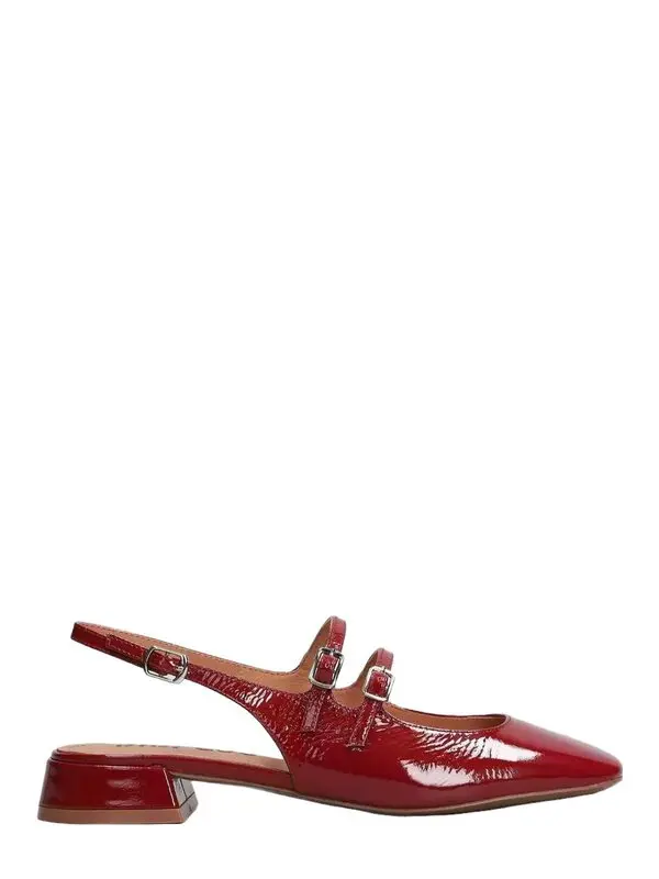 BIBI LOU Patent-finish Slingback Pumps - Red