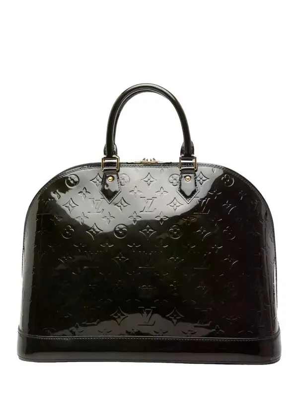 LOUIS VUITTON 2011 Monogram Vernis Alma Gm Handbag - Blue