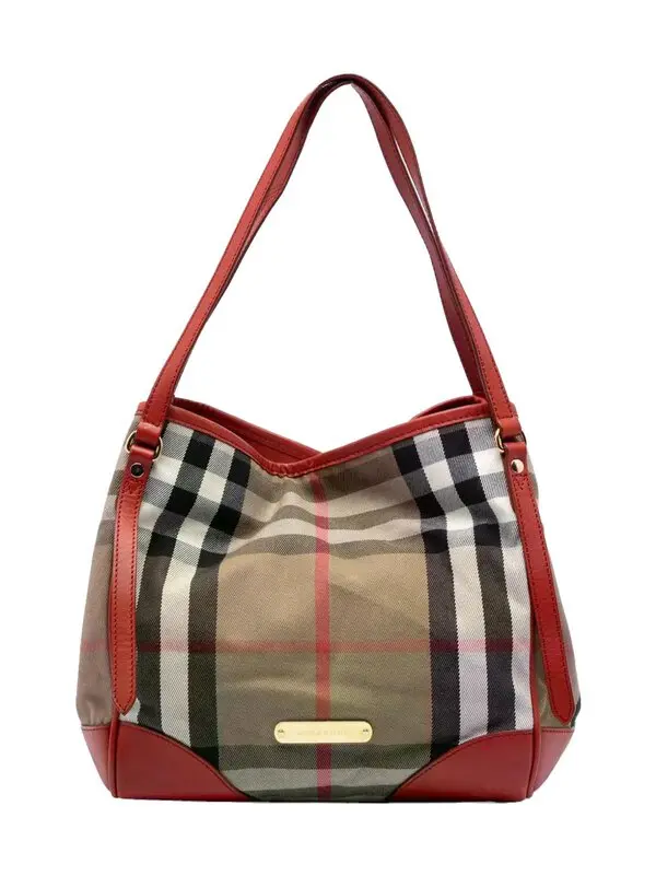 Burberry 2000-2017 House Check Canterbury Tote Bag - Brown