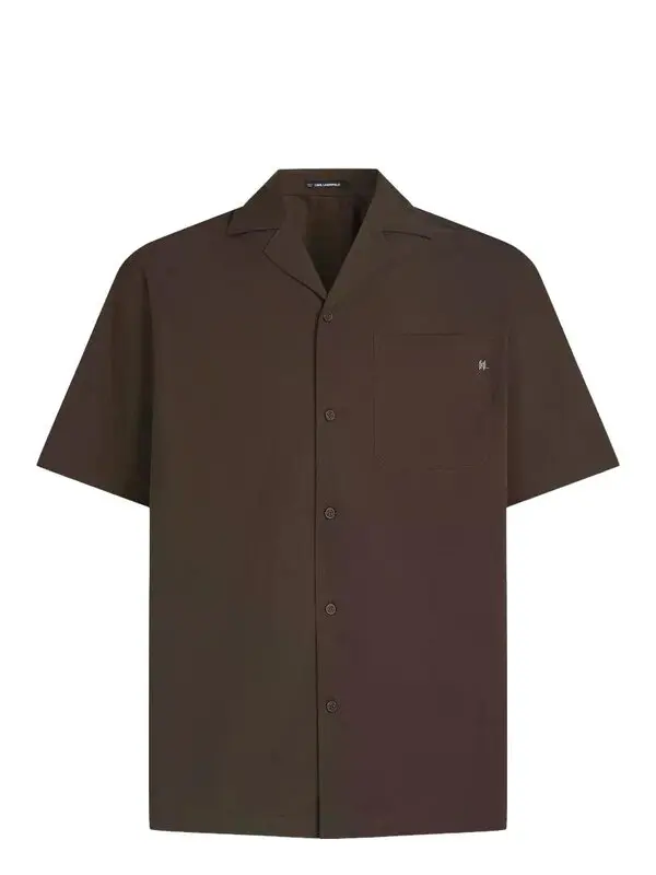 Karl Lagerfeld Short-sleeve Shirt - Brown