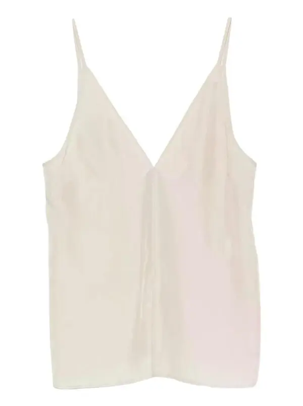ALYSI V-neck Top - Neutrals