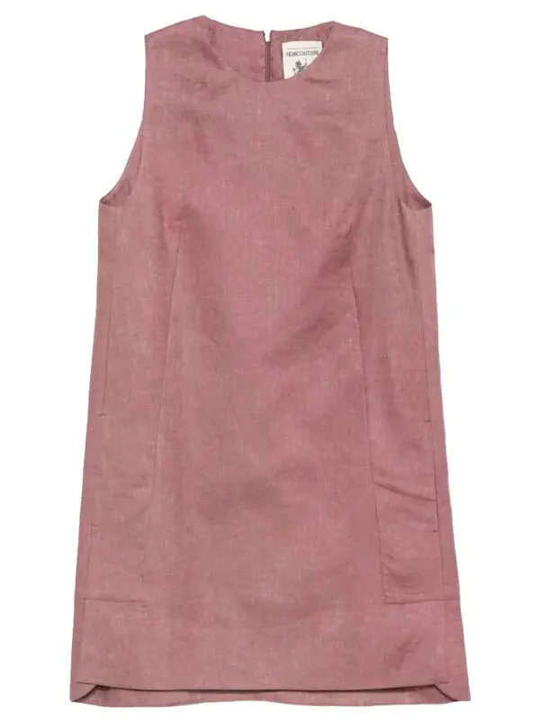 SEMICOUTURE Sleeveless Mini Dress - Pink