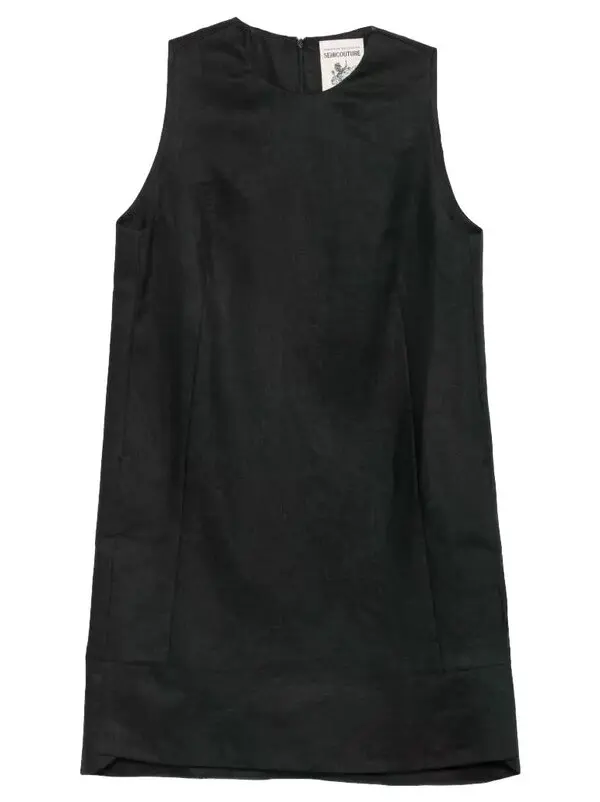 SEMICOUTURE Sleeveless Mini Dress - Black