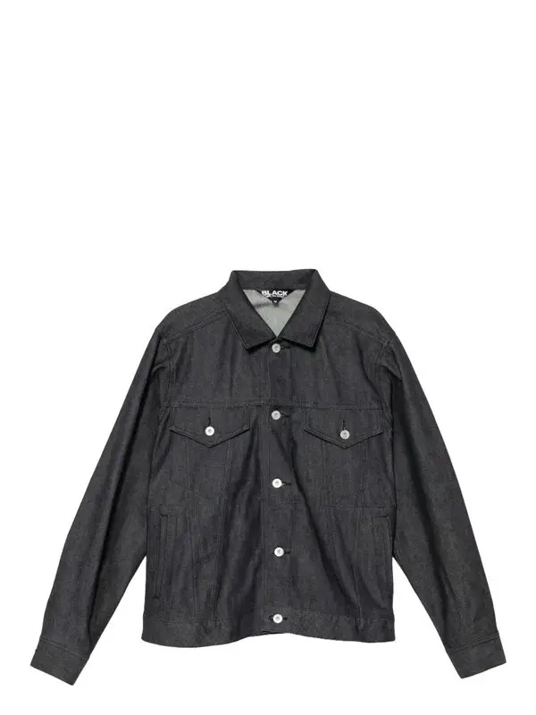 Comme Des Garçons Long-sleeve Denim Jacket - Blue