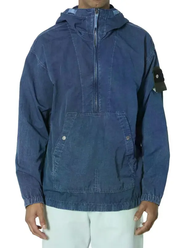 Stone Island Marbled-effect Jacket - Blue