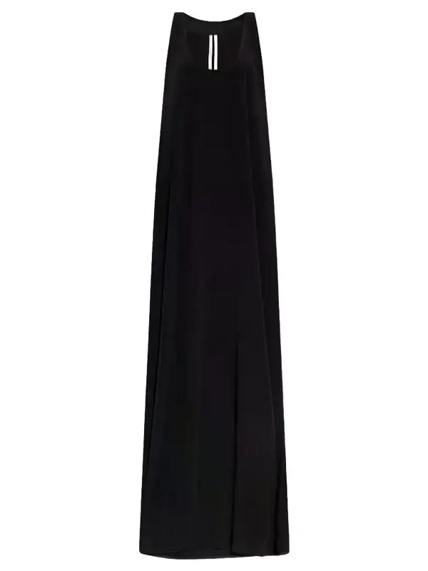 Rick Owens Draped Sleeveless Maxi Dress - Black