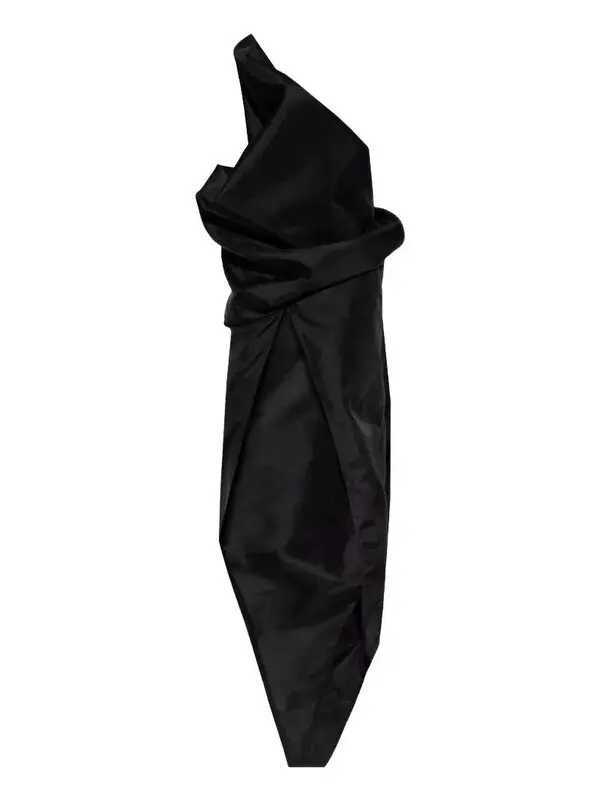 Rick Owens Draped Asymmetric Skirt - Black