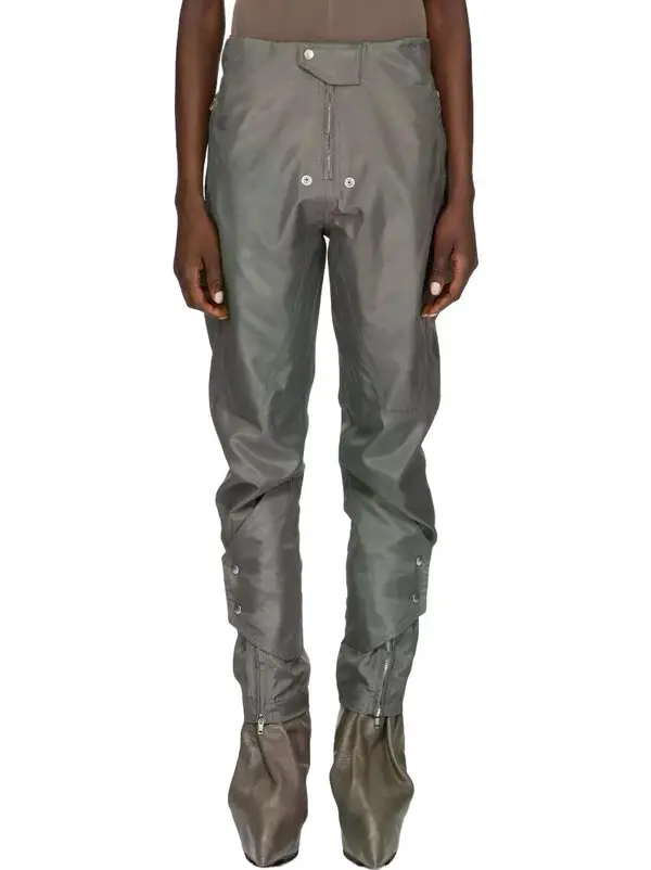 Rick Owens Press-stud-detail Trousers - Brown